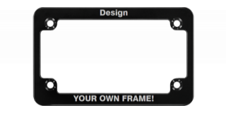 Custom & Personalized Motorcycle Plate Frames – USA Made